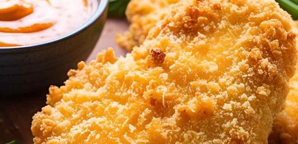 Crispy Buttermilk Air Fryer Chicken Breasts Recipe - My Comfy Kitchen